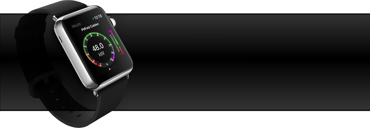 Sunny Watch - PV-Überwachung am Handgelenk